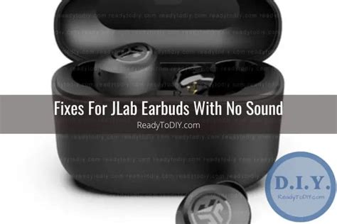 Jbl Earbuds Have No Sound How To Fix Ready To Diy