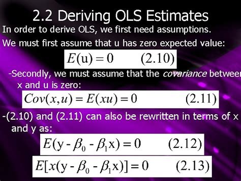 Part 1 Cross Sectional Data Simple Linear Regression