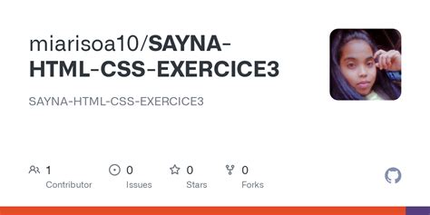 GitHub Miarisoa10 SAYNA HTML CSS EXERCICE3 SAYNA HTML CSS EXERCICE3