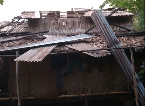 ငါးသိုင်းချောင်းမြို့တွင် လေပြင်းတိုက်ခတ်မှုကြောင့်နေအိမ် ၃ လုံးပျက်စီး Information And Public