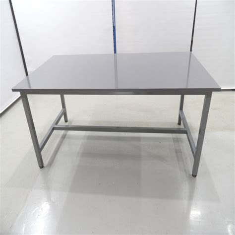 1800x900mm작업테이블 그레이색상 주문제작 대원가구