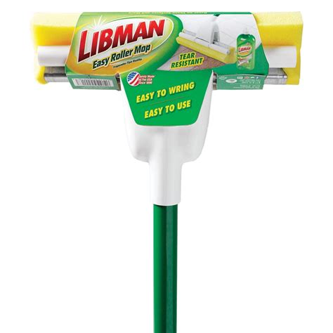 Libman Sponge Roller Mop Green Steel Handle