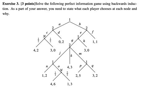 Solved Exercise 3 3 Points Solve The Following Perfect Chegg Com