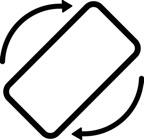 Rotate Your Phone Landscape Icon 21594252 Vector Art At Vecteezy