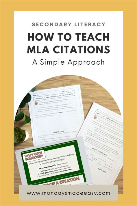 How To Teach Mla Format In An Easy And Engaging Way In 2025 Teaching