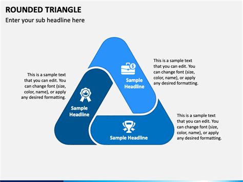 Rounded Triangle Powerpoint Template Ppt Slides