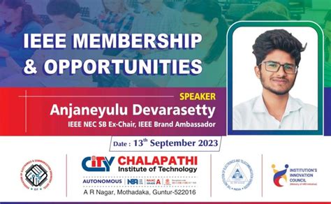Anjaneyulu Devarasetty On Linkedin Ieee Opportunitysession