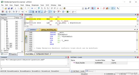在keil环境中真机模拟编写并调试一个简单的stm32程序keil简单程序 Csdn博客 在keil环境中真机模拟编写并调试一个简单的stm32程序keil简单程序 Csdn博客
