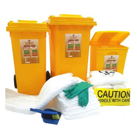 Chemical Wheeled Bin Spill Kit 30 Gallon 120 Ltrs