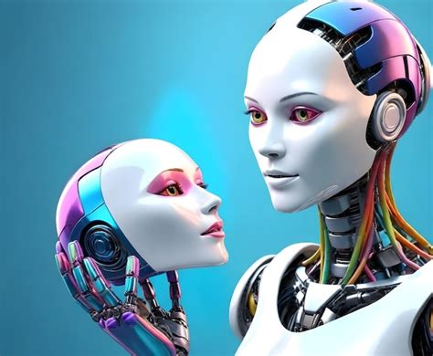 Premium Photo Artificial Intelligence Building Robot