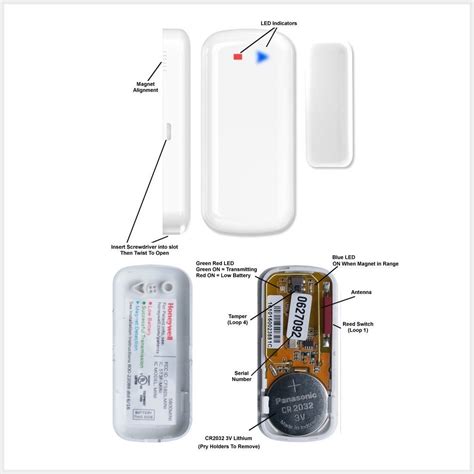 Honeywell 5800mini Door Window Sensor Guide