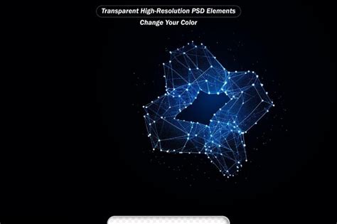Premium Psd Technology Block Chain Network Connection Big Data