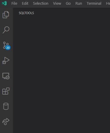 The Connections List Has Disappeared Issue Mtxr Vscode Sqltools Github