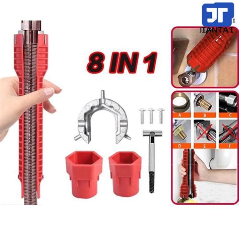 Faucet And Sink Installer 8in1 Pipe Spanner Sink Installer Tool Basin
