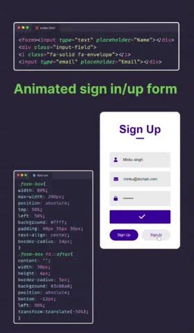 Animated Sign Up Button Videos 8 Coder Coding Codeing Python Css
