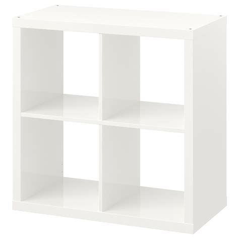 Kallax Shelving Unit High Gloss White 77x77 Cm Ikea