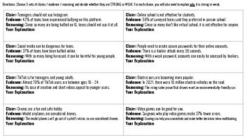 Evaluating The Effectiveness Of An Author S Evidence Reasoning