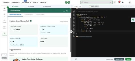 Gfg160 Geekstreak2025 Problemsolving Datastructures Algorithms
