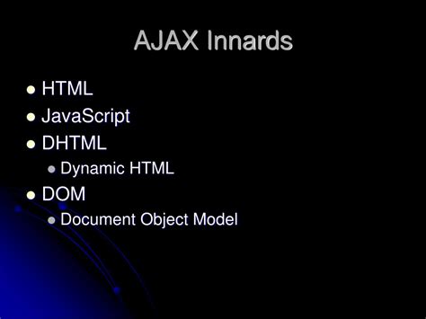 Ppt Ajax Powerpoint Presentation Free Download Id4939668