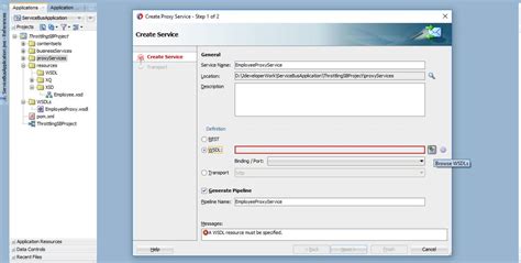 Soalicious 12c Osb Create A Wsdl Based On A Xsd And Proxy Service On