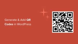 How To Generate And Add QR Codes In WordPress