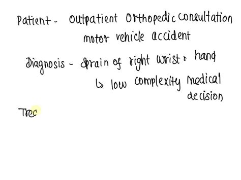 SOLVED Please Code The E M Code And Any Other Procedures For The Following Case From Your CPT