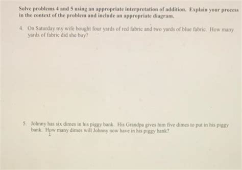 Solved Solve Problems And Using An Appropriate Chegg Com