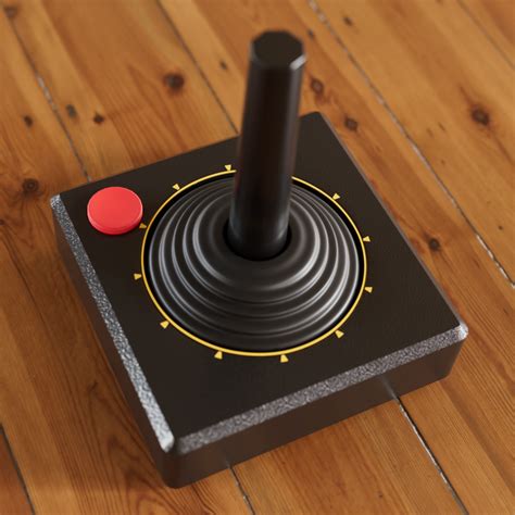Modo Mop Modeling An Atari Joystick Using The Polly Kit — Pixel Fondue