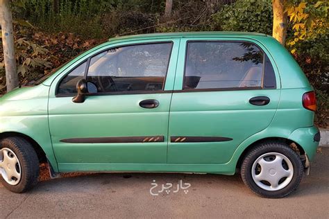 دوو ماتیز کارکرده بدنه دو لکه رنگ یکی از تمیزترین و خوشرنگترین کم