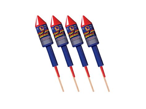 Display Shell Rockets 1 Box 4 Pieces Phantom Fireworks