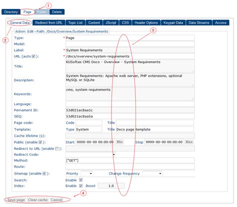 New Edit Page General Data Cms Tools Pages Documentation Kusoftas