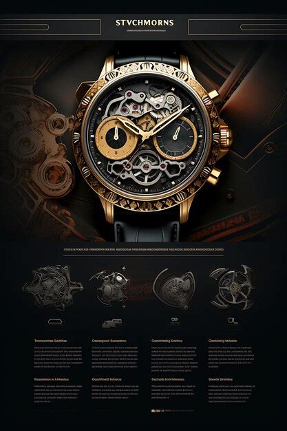 Mise En Page Web Luxueuse Avec Des Conceptions Personnalisées Pour Différentes Zones Du Site