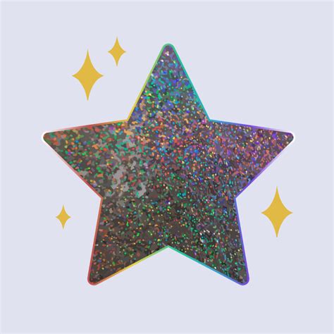 Free Glitter Star Vector Template To Edit Online