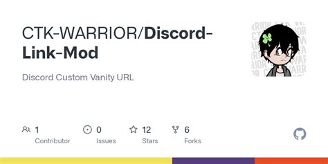 Github Ctk Warrior Discord Link Mod Discord Custom Vanity