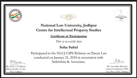 Soha Suhel Syed On Linkedin Legal Patentlaw Nlu