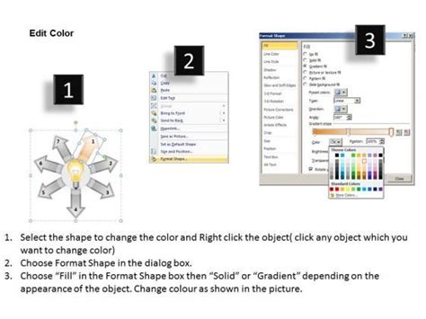 Business Strategy Consultants 7 Directional Arrows Circular Manner Ppt PowerPoint