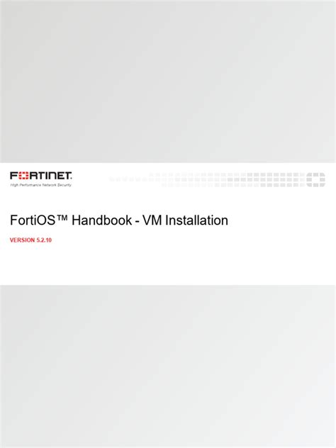 Fortigate Vm Vmware Install Guide Pdf