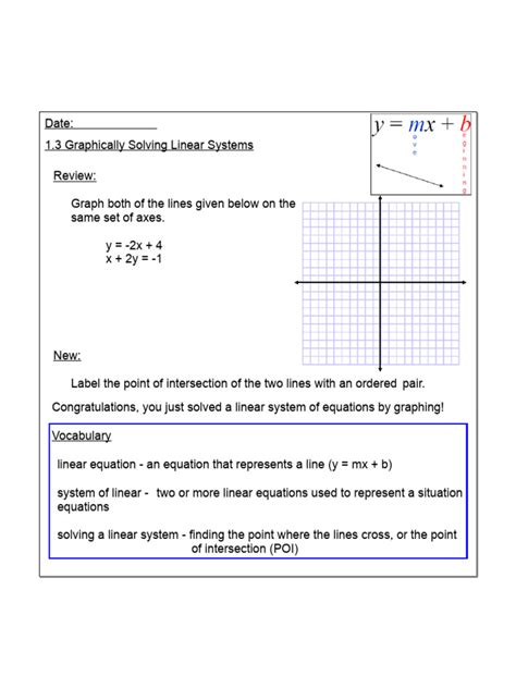 mpm 2d 1 3 graphically solving linear systems pdf