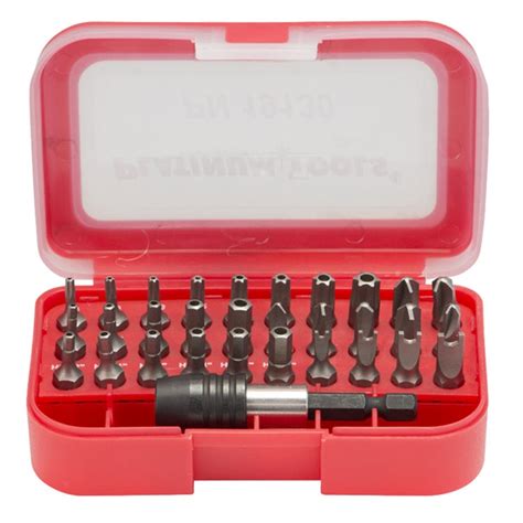 Platinum Tools 30pc Security Bit Set