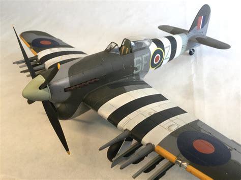 Hawker Typhoon 1b Hasegawa 148 D Day Imodeler