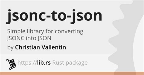 Jsonc To Json — Rust Parser Librs