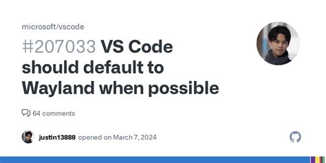 VS Code Should Default To Wayland When Possible Issue Microsoft Vscode GitHub