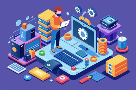 A Person Engages In Troubleshooting Computer Issues With Various Technology Tools And Devices