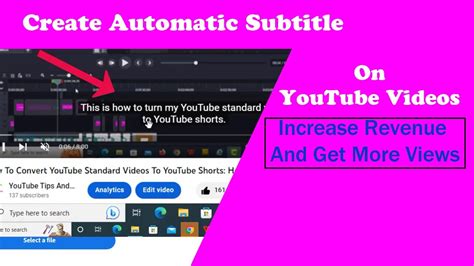 how to make your uploaded youtube video show subtitle automatically