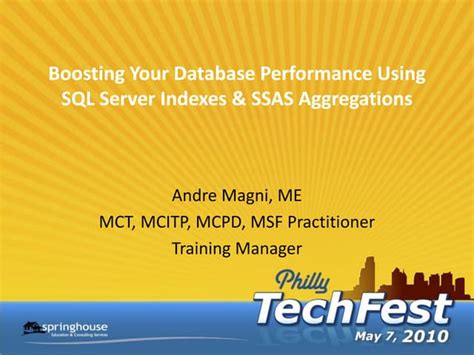 Philly Techfest Sql Indexes Ppt
