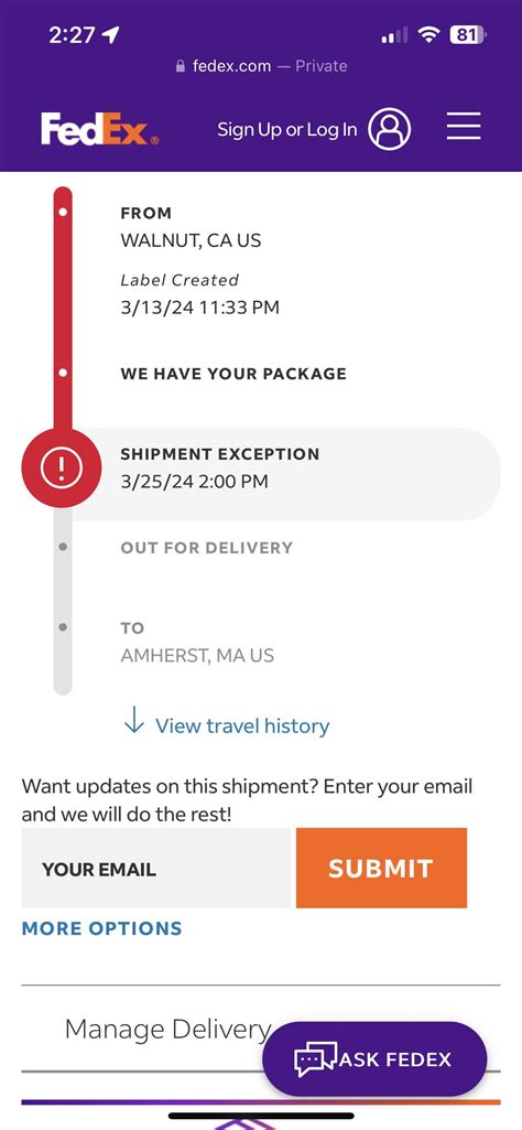 Shipment Exception Am I Good Rsugargoo