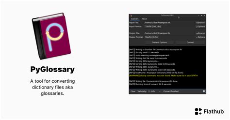 install pyglossary on linux flathub