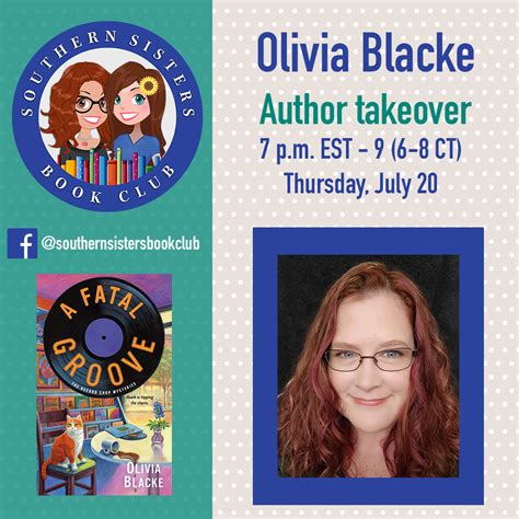 Meet Olivia Blacke Southern Sisters Book Club