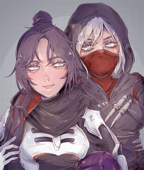 Wraith Voidwalker Wraith And Rift Stalker Wraith Apex Legends Drawn