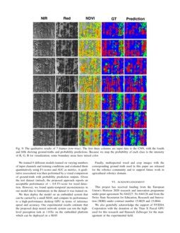WeedNet Dense Semantic Weed Classification Using Multispectral Images And MAV For Smart Farming
